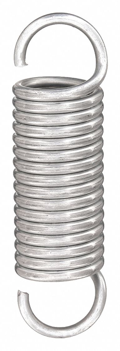 Machine Hook End, Carbon Steel, Extension Spring - 1NAR4|1NAR4 - Grainger