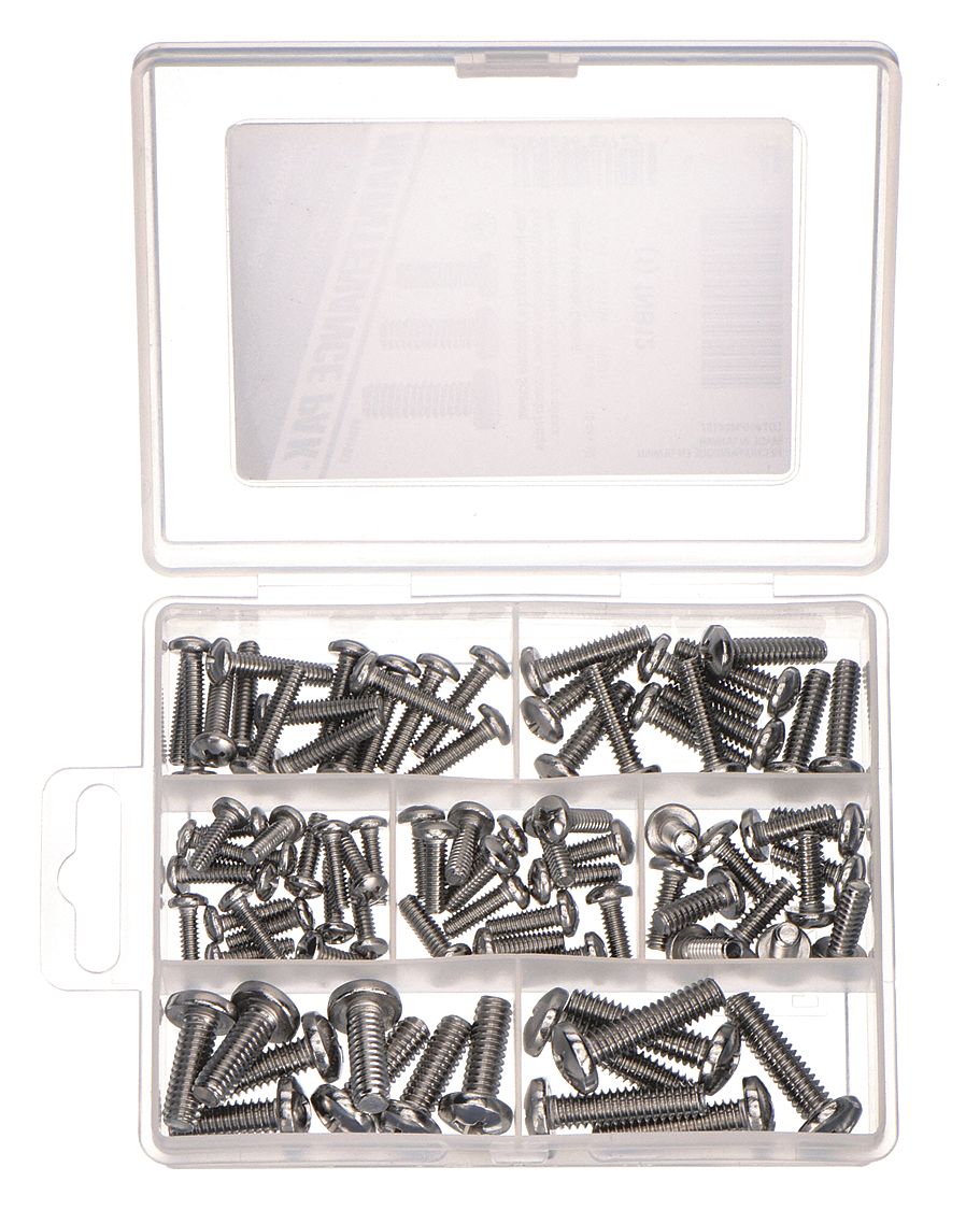 Machine Screw Kit,88 PC - Grainger