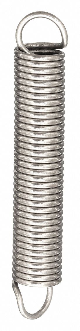 Crossover Center Loop End, 302 Stainless Steel, Extension Spring ...