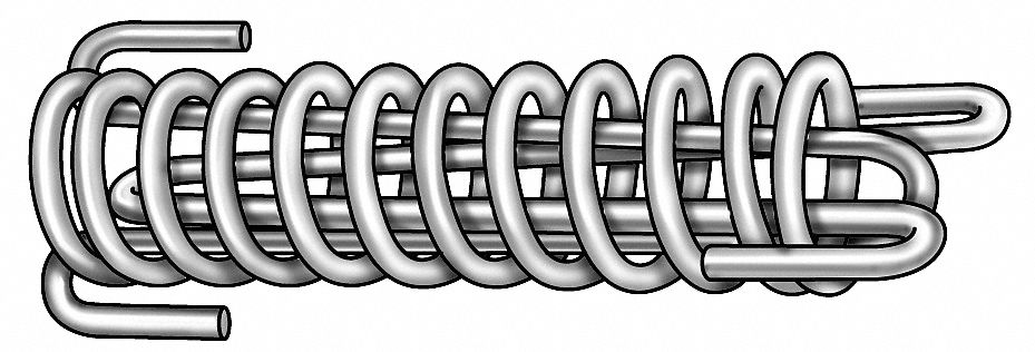 Draw Bar End, Carbon Steel, Extension Spring - 1NBT1|1NBT1 - Grainger