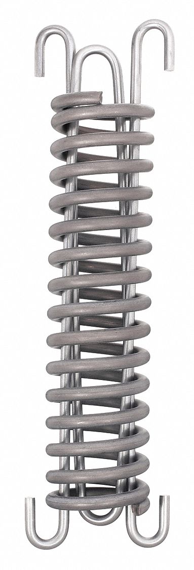 Draw Bar End, 302 Stainless Steel, Extension Spring - 1NBU9|1NBU9 ...