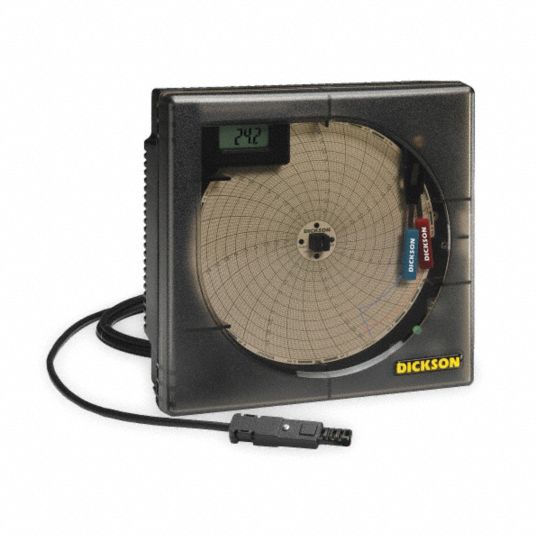 DICKSON, Circular Chart Recorders, Relative Humidity/Temp°C/Temp°F ...