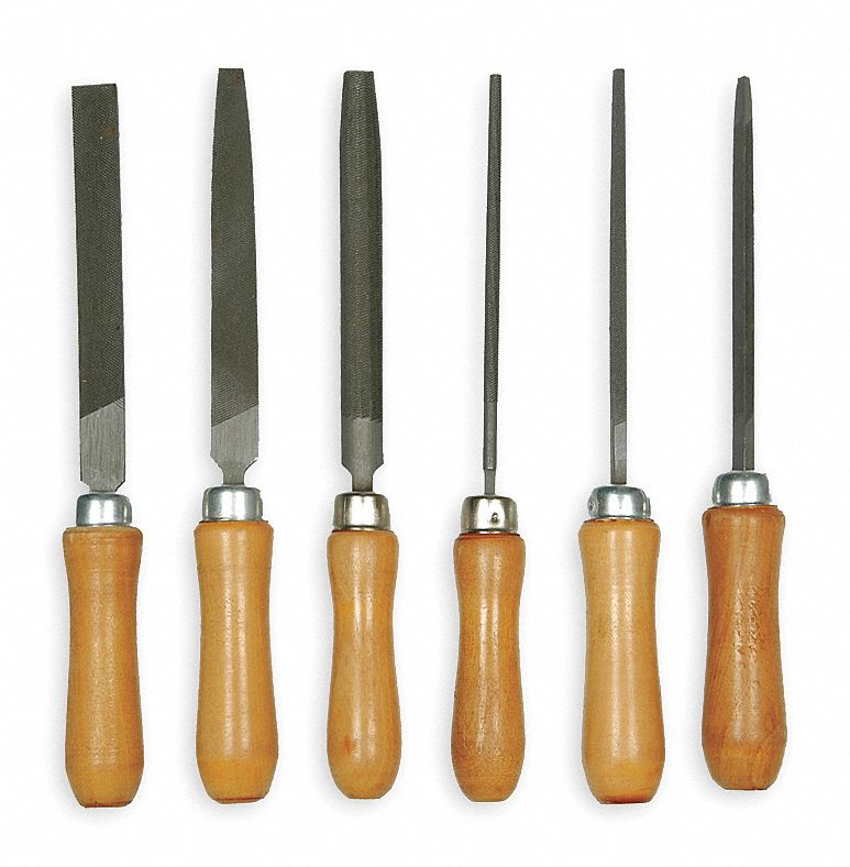 WESTWARD File Set: Includes Handle, 6 Pieces, Bastard Cut, Pouch ...