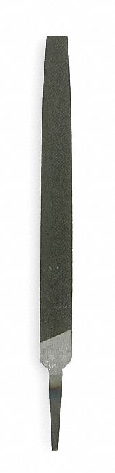 WESTWARD Machinists File: Rectangular, Second Cut, 8 in Lg without Tang ...