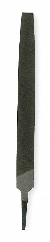 WESTWARD Machinists File: Rectangular, Smooth Cut, 10 in Lg without ...