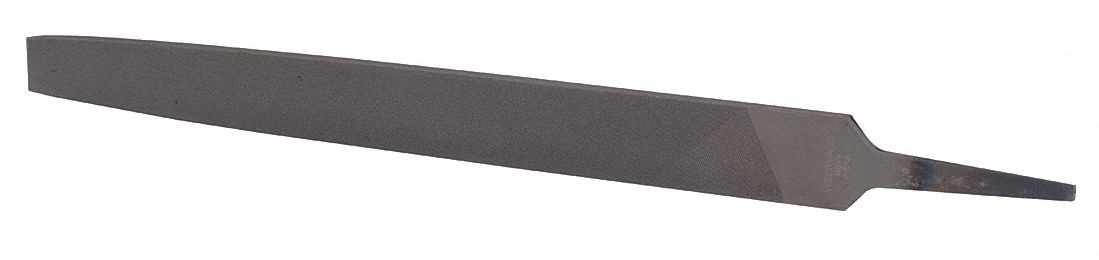 WESTWARD Machinists File: Rectangular, Smooth Cut, 12 in Lg without ...