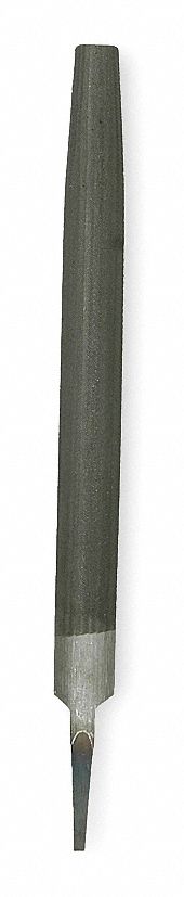 WESTWARD Machinists File: Double-Cut, Safe Edge Cut, Smooth Cut, 10 in ...