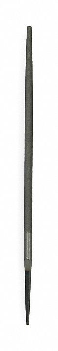 WESTWARD Machinists File: Round, Double-Cut, Safe Edge Cut, Smooth Cut ...