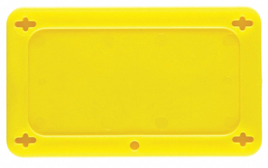 BRADY, Plastic, Yellow, Blank Tag - 1NK35|41922 - Grainger