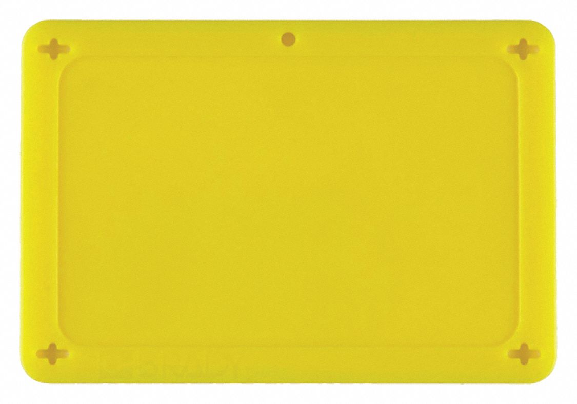 BRADY, Plastic, Yellow, Blank Tag - 1NK36|41923 - Grainger