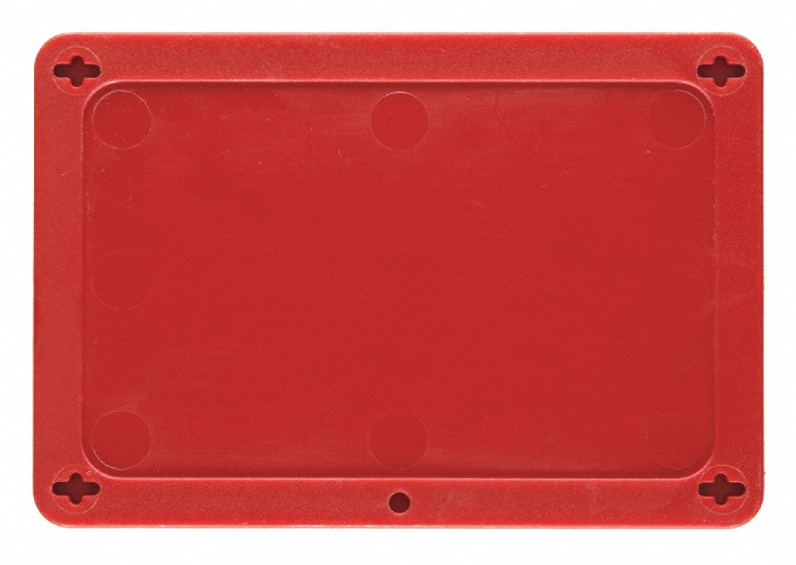 BRADY, Plastic, Red, Blank Tag - 1NK38|41925 - Grainger