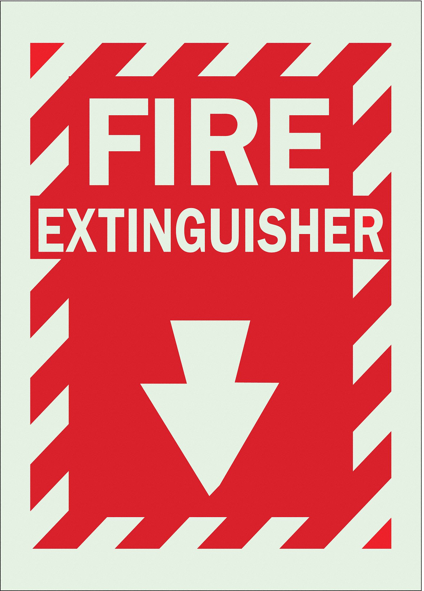 BRADY Letrero Extintor de Fuego,An 10 pulg. - Señalamientos de ...