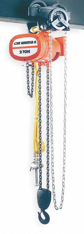 CM Polipasto Neumático de Cadena, 2000 lb. - Polipastos Neumáticos de ...