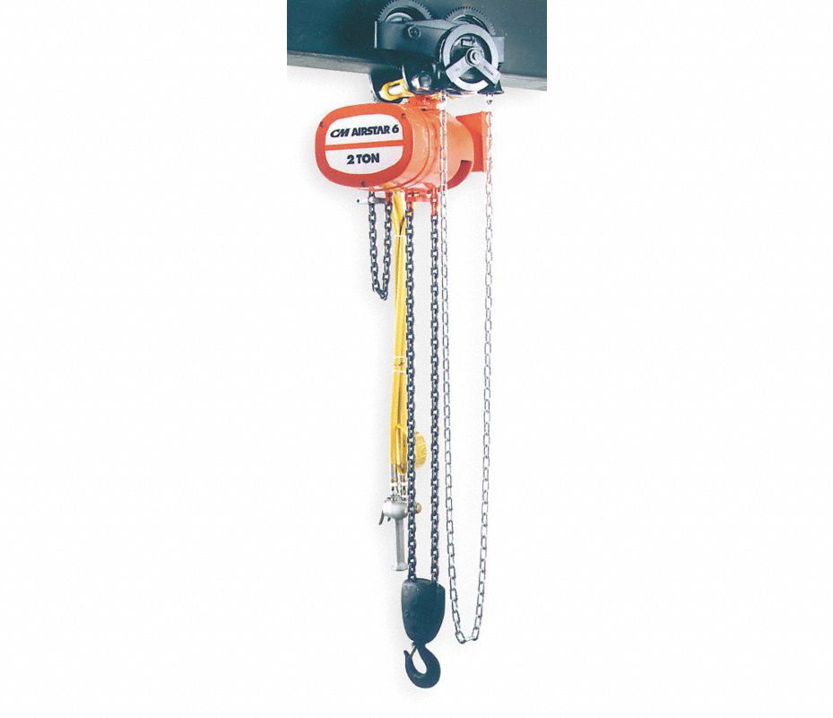 CM Polipasto Neumático de Cadena, 6000 lb. - Polipastos Neumáticos de ...