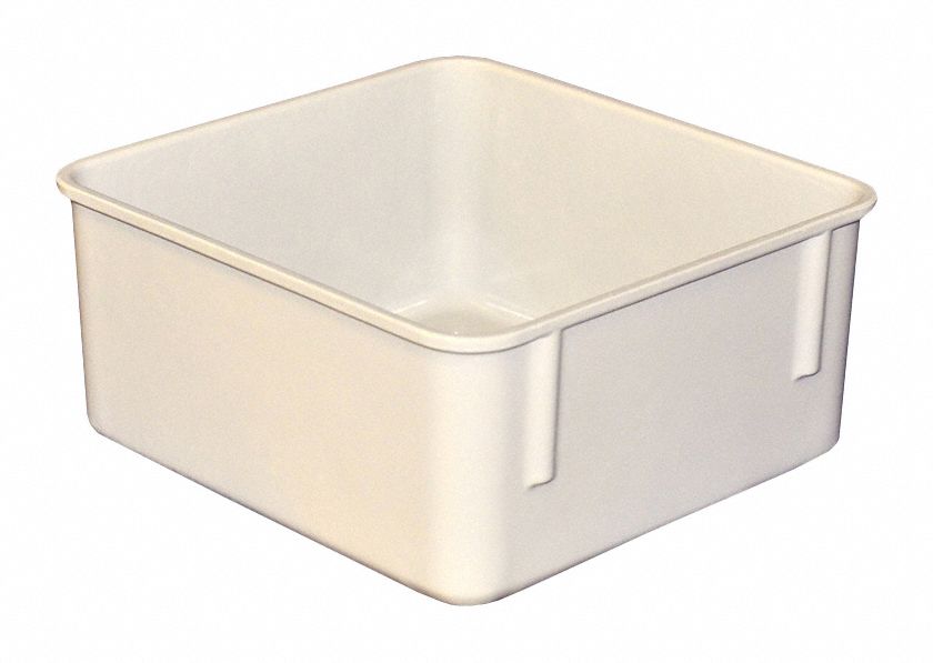 MOLDED FIBERGLASS, 1.4 gal, 9 3/4 in x 9 1/4 in x 4 1/2 in, Nesting ...