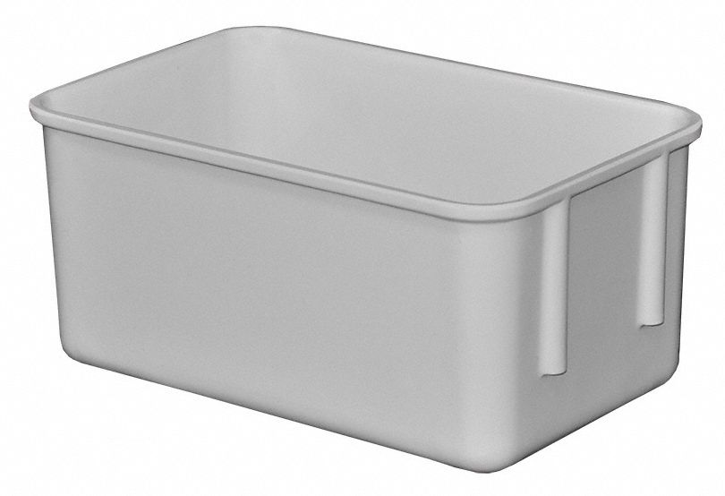 MOLDED FIBERGLASS, 0.9 gal, 9 3/4 in x 6 1/8 in x 4 1/2 in, Nesting ...