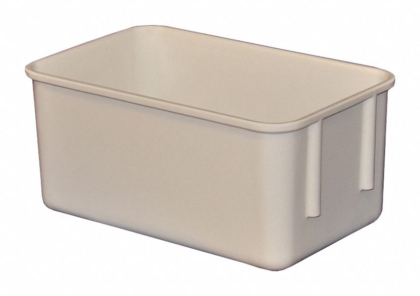 MOLDED FIBERGLASS, 0.9 gal, 9 3/4 in x 6 1/8 in x 4 1/2 in, Nesting ...