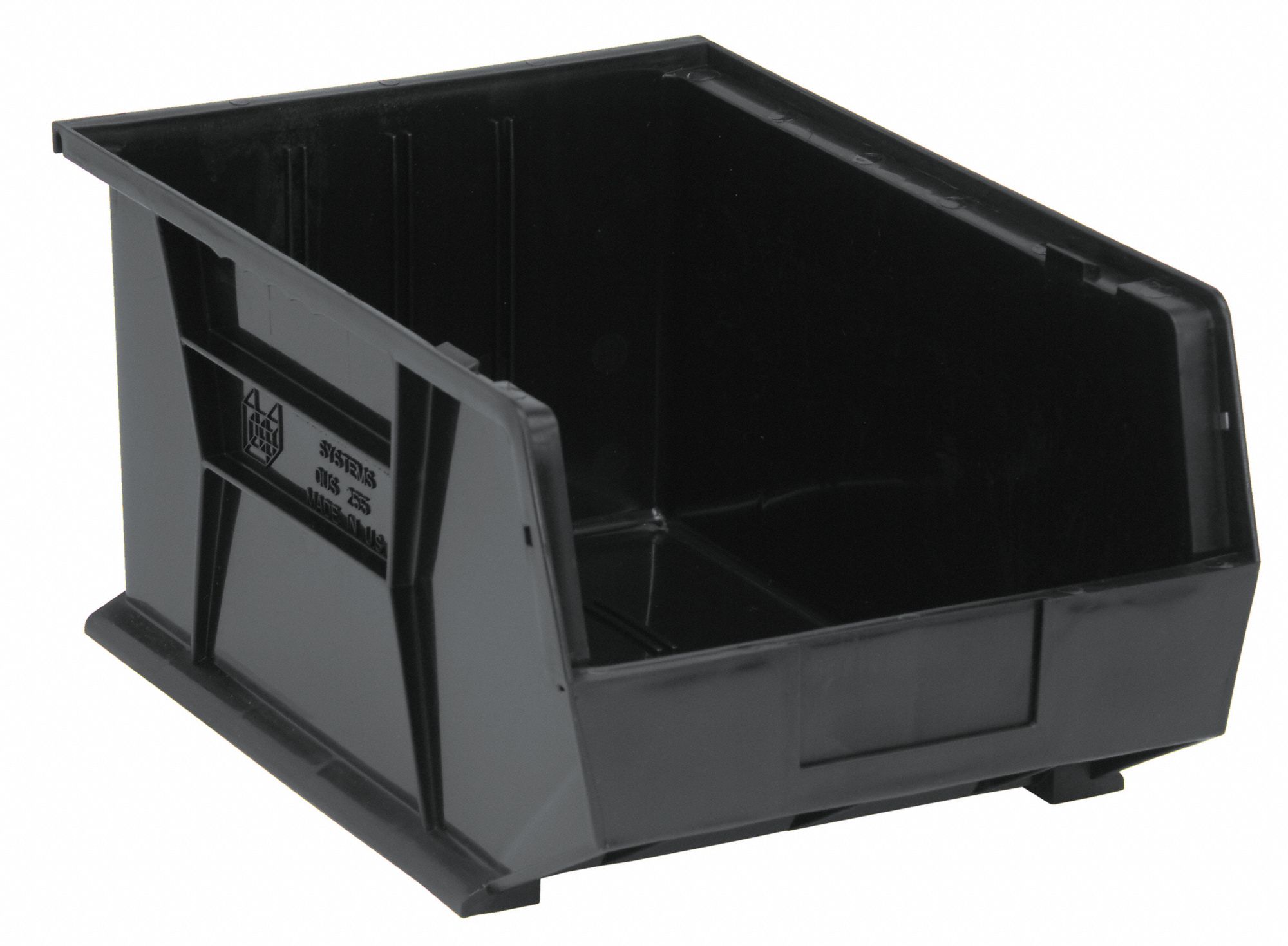 QUANTUM STORAGE SYSTEMS, 11 in x 16 in x 8 in, Black, Hang and Stack ...