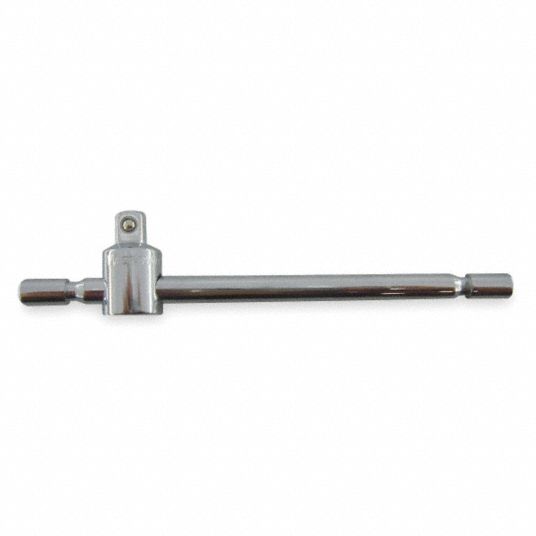 Sliding T-Handle, Overall Length 11 3/4 in, Drive Size 1/2 in, Steel ...