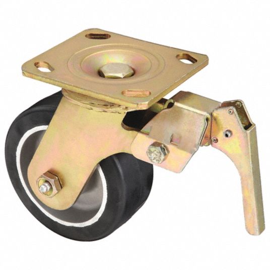 5 in Wheel Dia., 1050 lb, Standard Plate Caster - 1NVF2|1NVF2 - Grainger