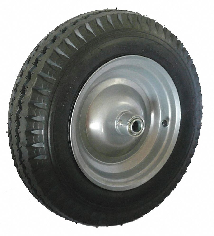 GRAINGER APPROVED Pneumatic Wheel, 14-1/4" Wheel Dia., 565 lb. Load ...