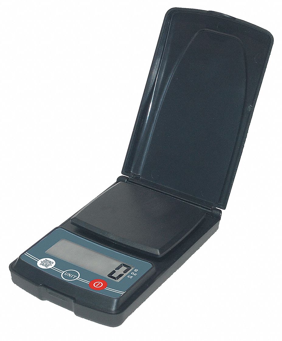 Hand-Held Balance Scale, LCD Scale Display, Weighing Units g - Grainger