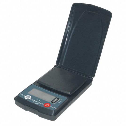 Hand-Held Balance Scale, LCD Scale Display, Weighing Units g - Grainger