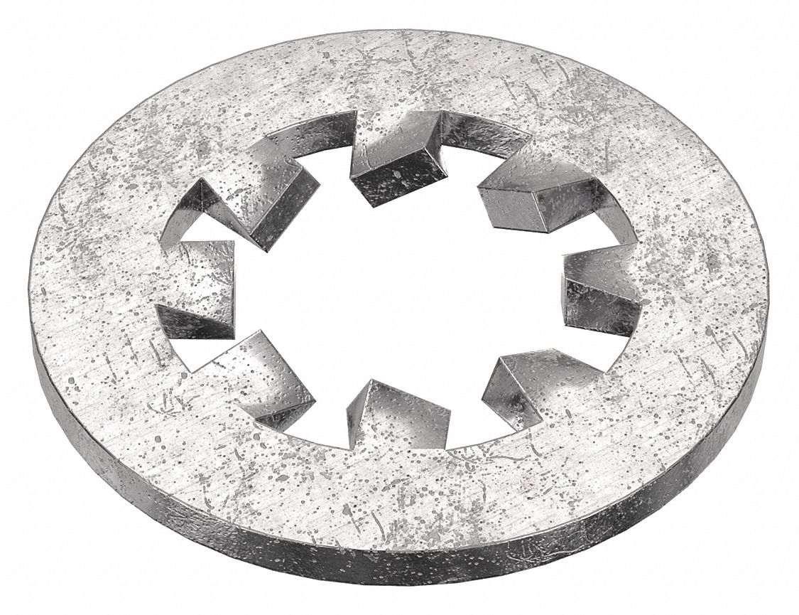 For Screw Size #4, Internal Tooth Lock, Lock Washer - 1NY17|1NY17 ...