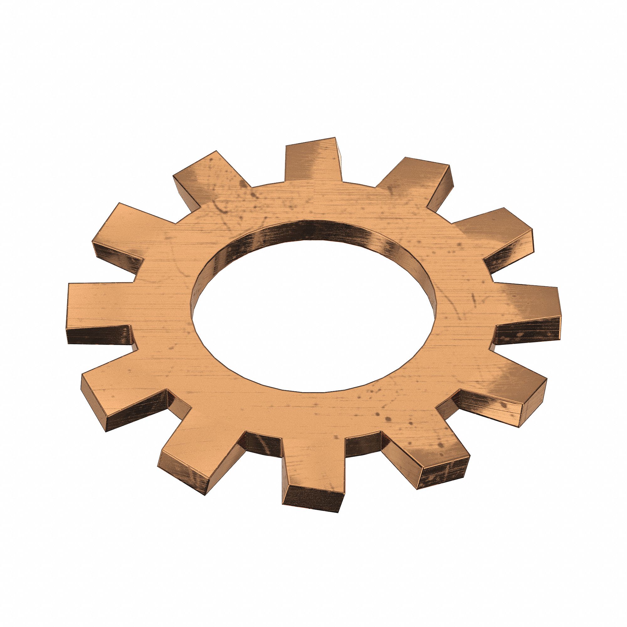 Bronze, #10 Screw Sz, External Tooth Lock Washer - 1NY41|U50450.019. ...