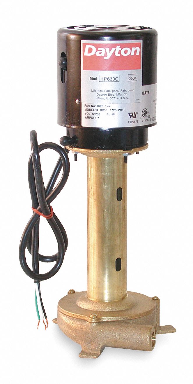 DAYTON 1/25 HP 115V Coolant and Recirculating Pump - 1P295|1P295 - Grainger