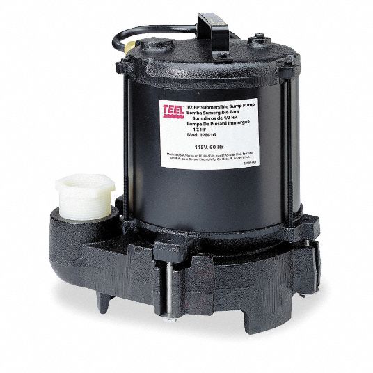Pump,Sump,1/3 HP - Grainger