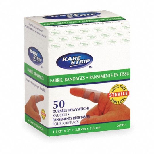 Bandage,Knuckle,Heavy Woven,Flesh,PK50 - Grainger