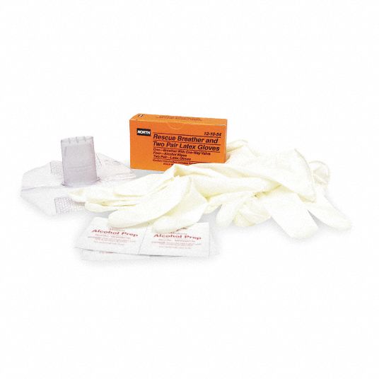 CPR Microshield, Plastic, Clear - Grainger