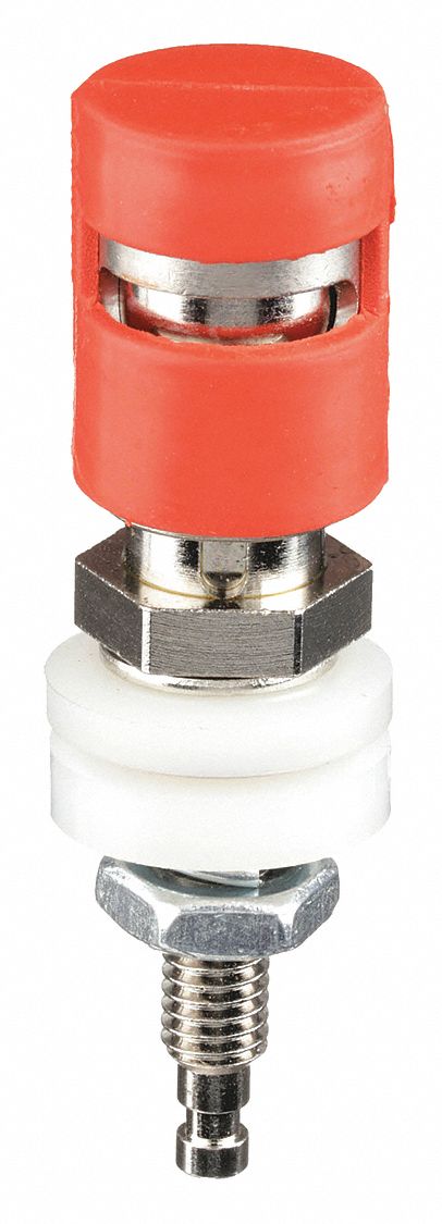 Spring-Loaded Binding Post, Hand Held Voltage 33V AC/70V DC, 15, Nickel ...