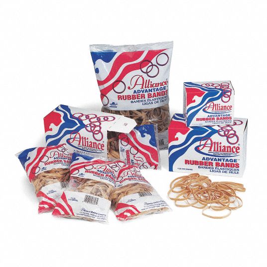 Rubber Band,#64,3-1/2x1/4 In,Beige,Pk320 - Grainger