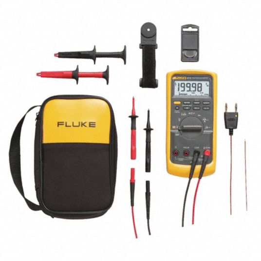 FLUKE, TRMS, Data Logging, Digital Multimeter - 1PEK9|Fluke-87-V/E2 ...