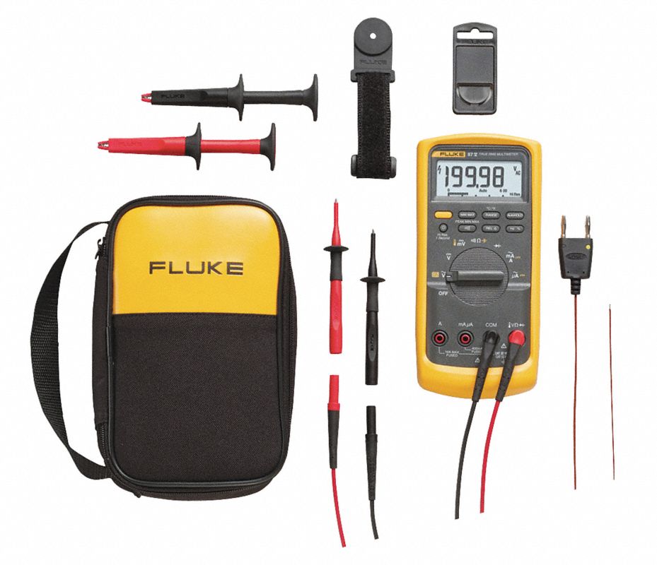 FLUKE Kit de Multímetro Digital 1000V 10A 20 , 000 conteos ...