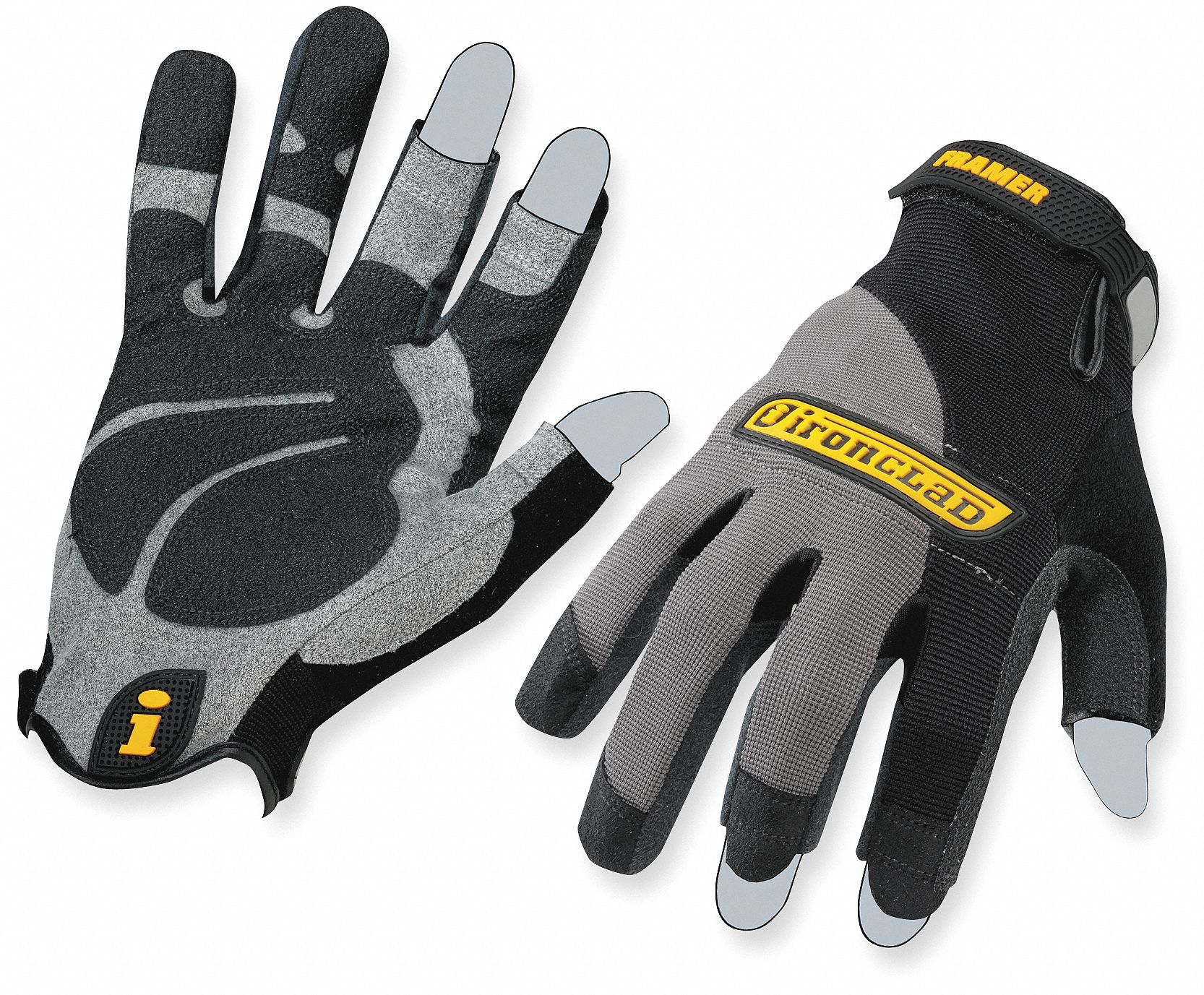 Mechanics Gloves, 1 PR - Grainger
