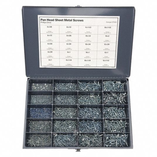 Sheet Metal Screw Assortment - Grainger