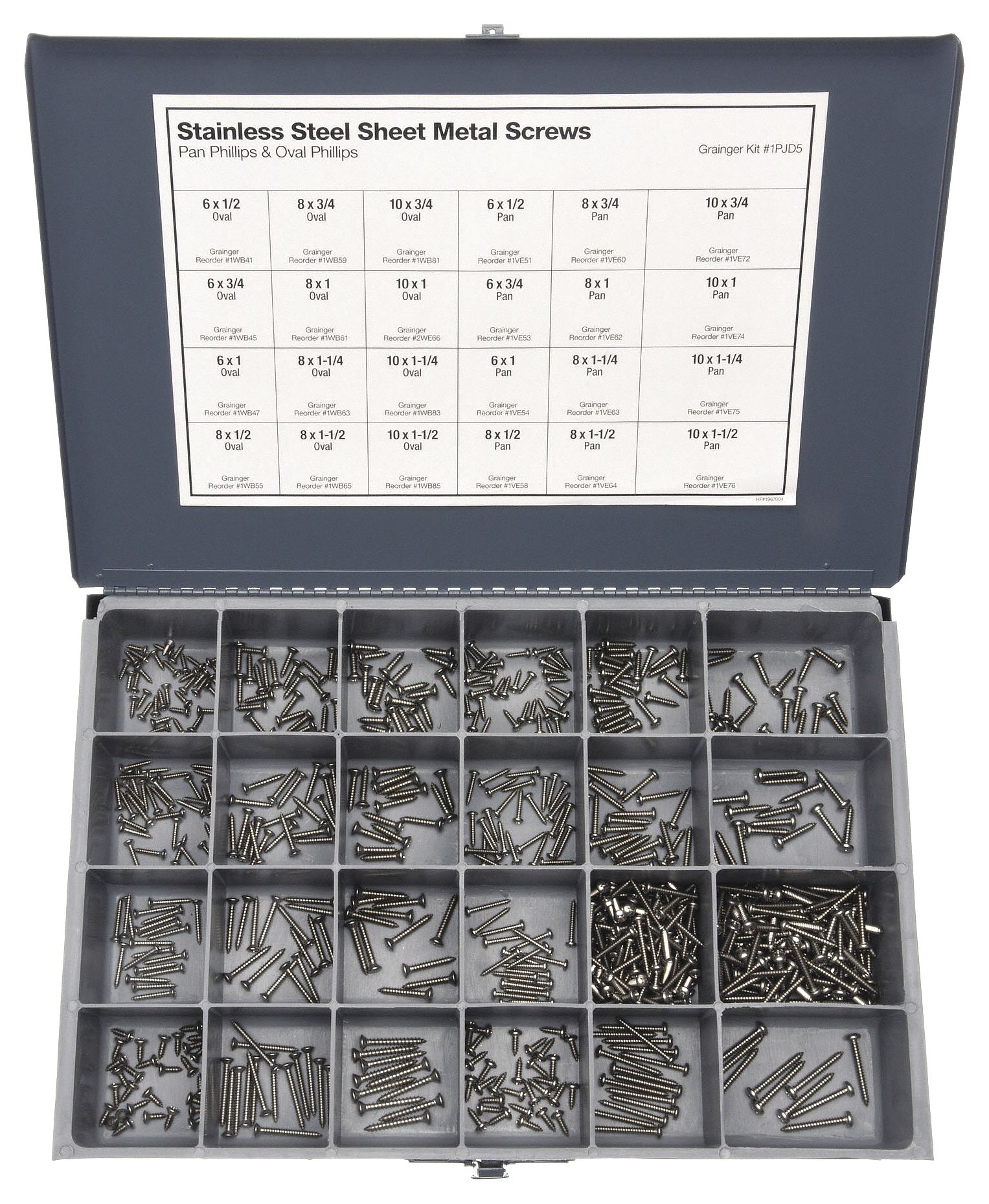 Sheet Metal Screw Assortment - Grainger
