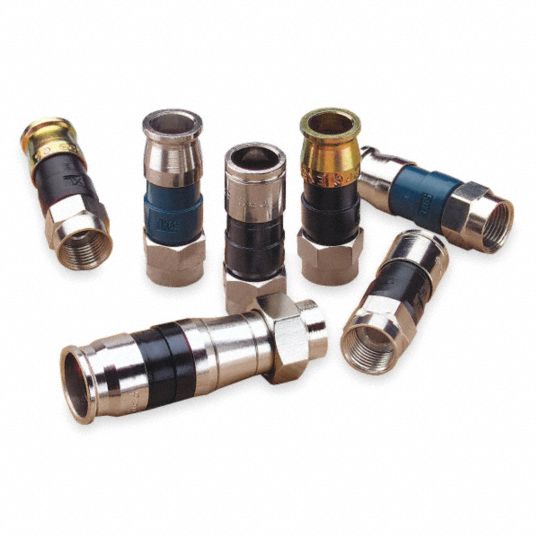 Coaxial Connector, PK 50 - Grainger