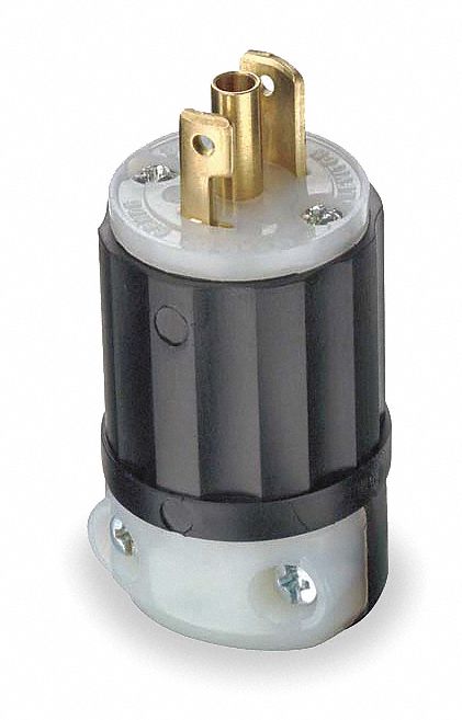 Midget Locking Plug, 120V AC Voltage, 15 Amps, NEMA Configuration: ML ... Midget Locking Plug, 120V AC Voltage, 15 Amps, NEMA Configuration: ML ...