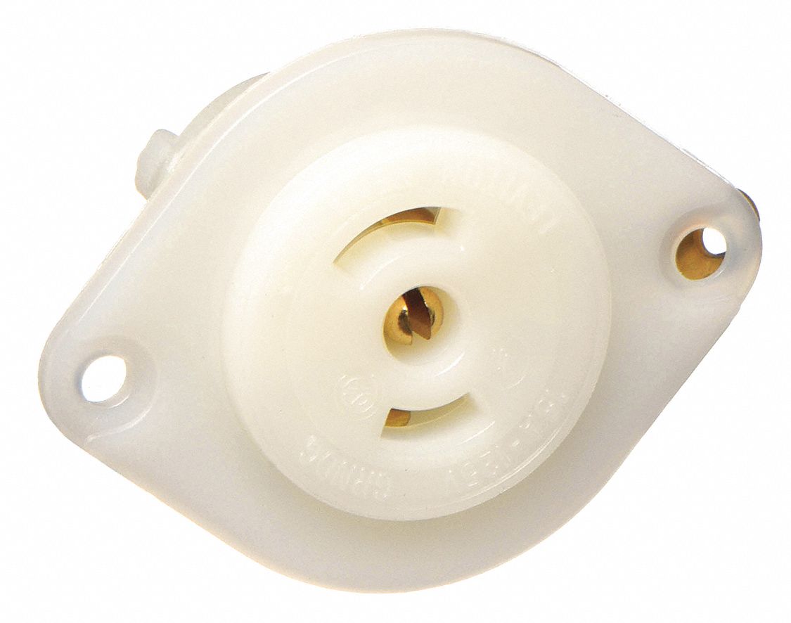LEVITON Salida de Brida de Bloqueo, 125VCA Voltaje, 15 Amperes ...