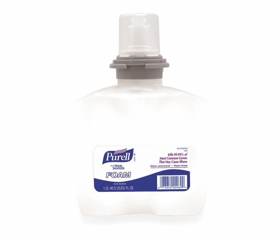PURELL Sanitizante para Manos marca PURELL, Espuma, Tamaño 1.2L - 1PKP6 ...