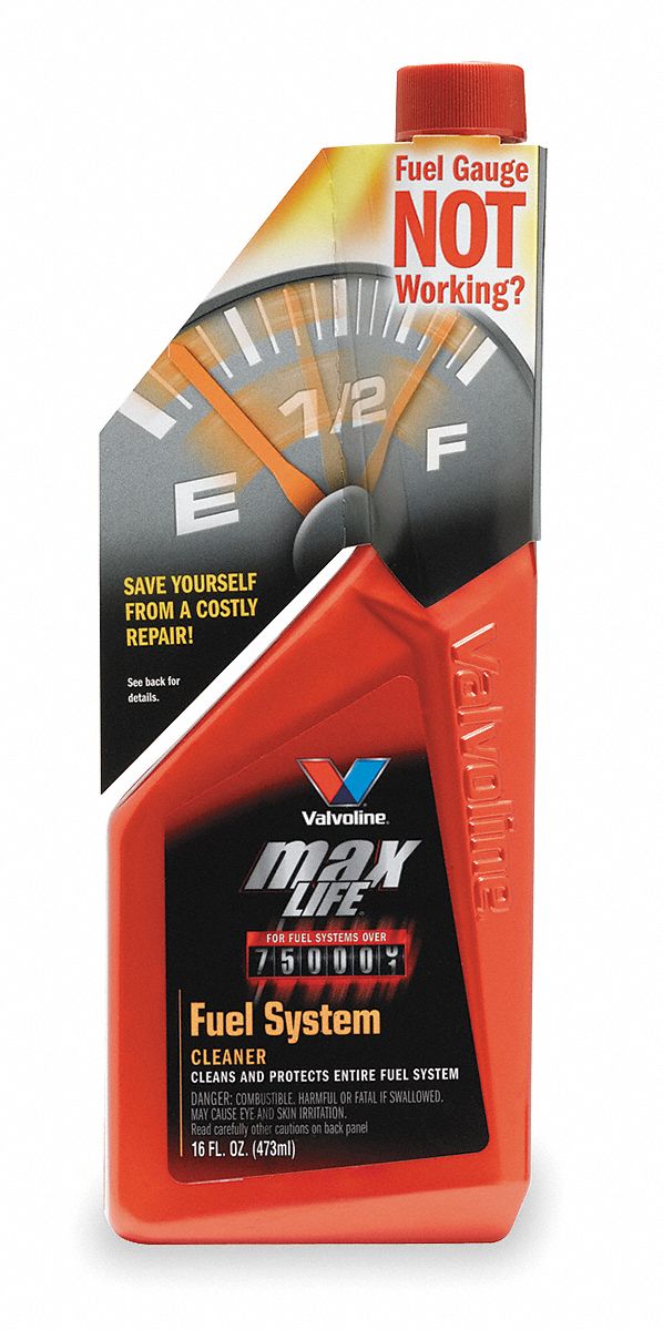 Fuel System Cleaner,16 oz,Yellow,Clear - Grainger