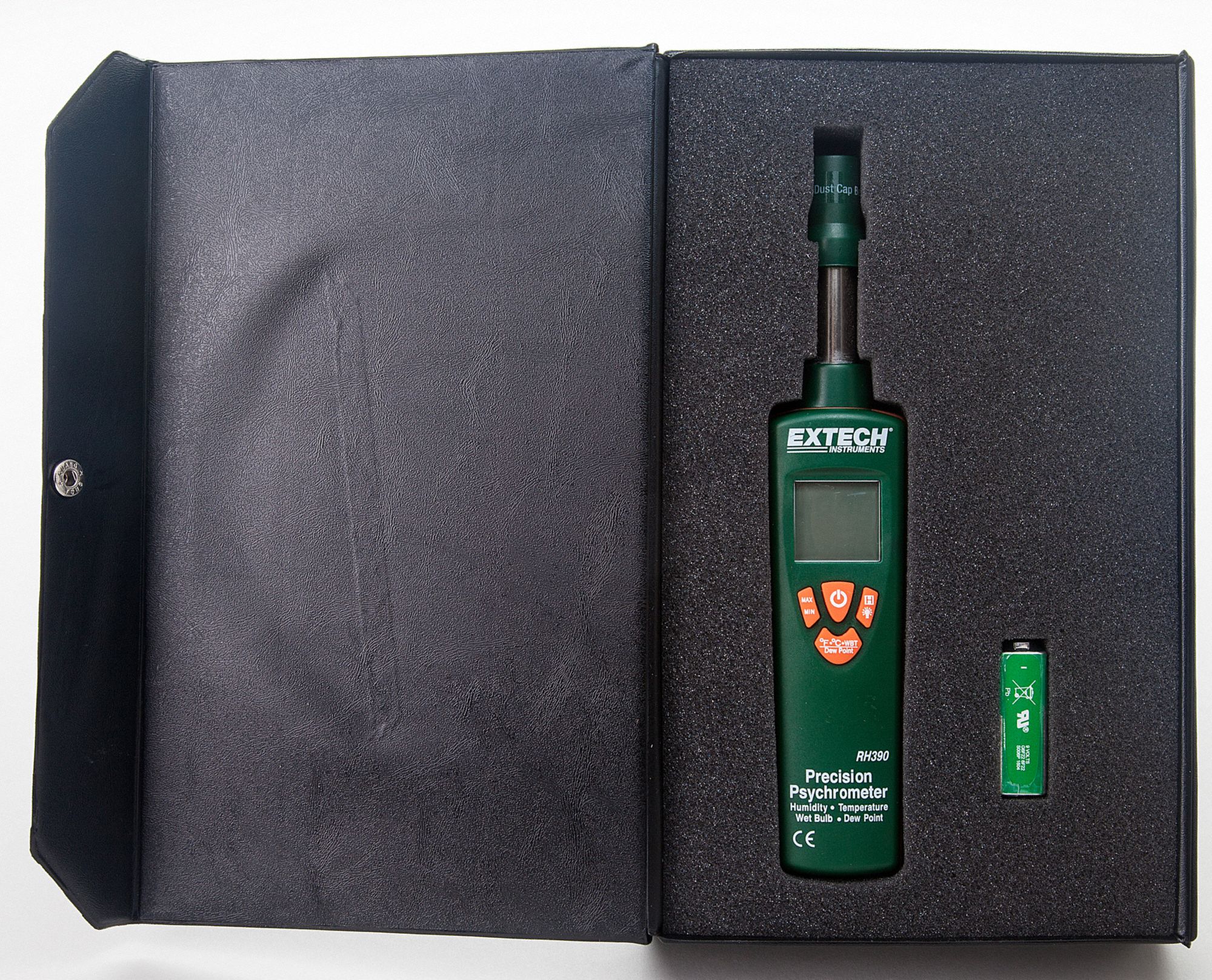 EXTECH Psychrometer: Onboard, Without Data Logging, 0% to 100% Humidity ...