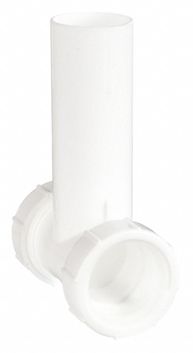 White, Center Outlet Waste Tee - 1PNY5|1PNY5 - Grainger