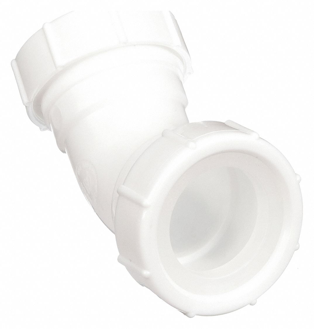 Plastic, White, Elbow - 1PPA2|1PPA2 - Grainger