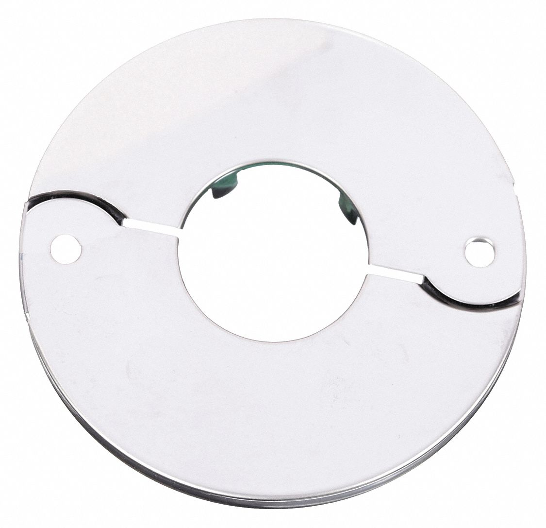Stainless Steel, Silver, Escutcheon - 1PPE4|1PPE4 - Grainger