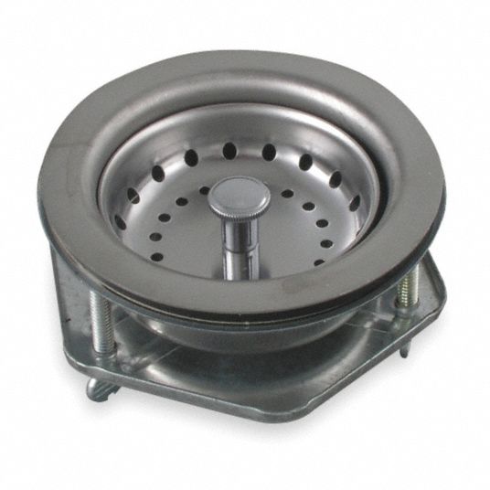 Sink Strainer,Pipe Dia 3 1/2 To 4 In - Grainger